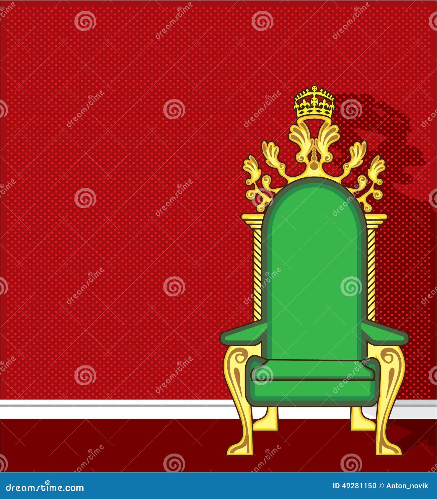Throne. Vector Drawing | CartoonDealer.com #112493572