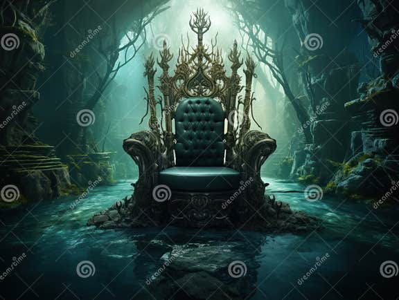Throne on the Water. a Beautiful Throne. Stock Photo - Image of style ...