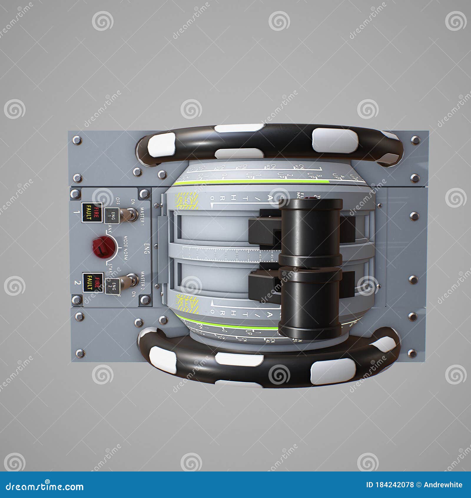 Throttle Quadrant editorial stock photo. Illustration of lever - 184242078