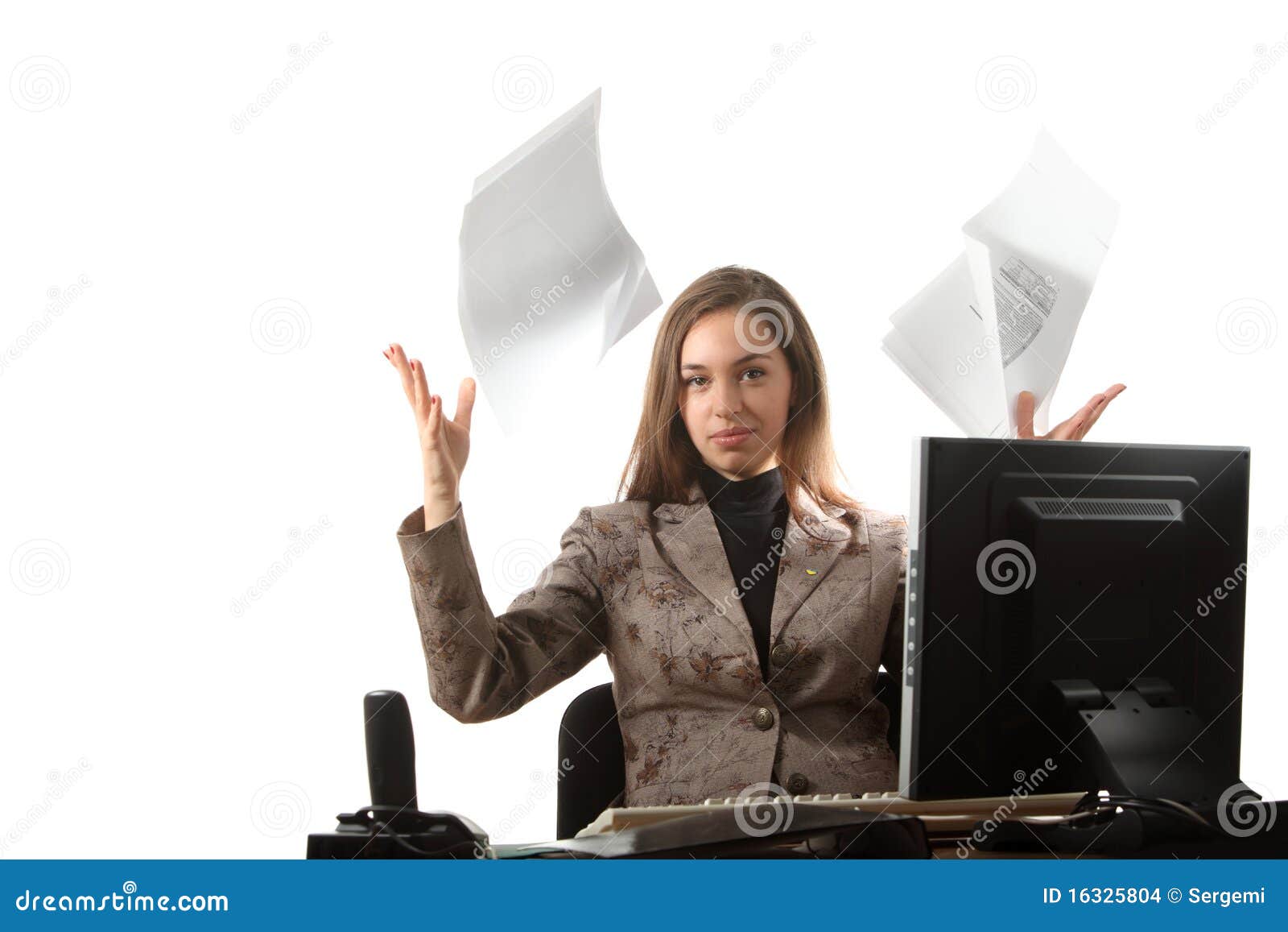 Throw a documents stock photo. Image of business, jacket - 16325804