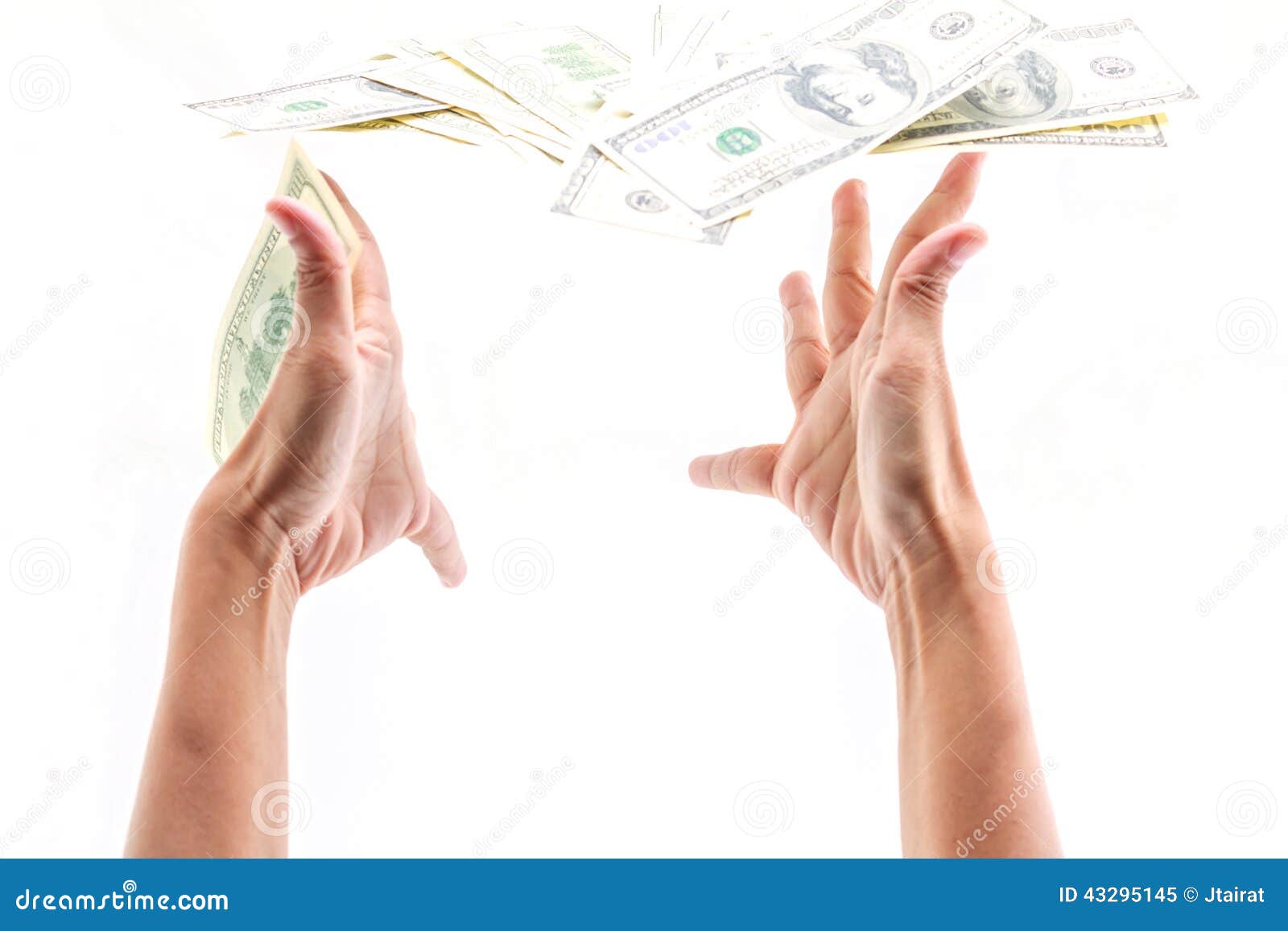 Throw One Hundred Dollars Bill. Stock Image - Image of sign, finance ...