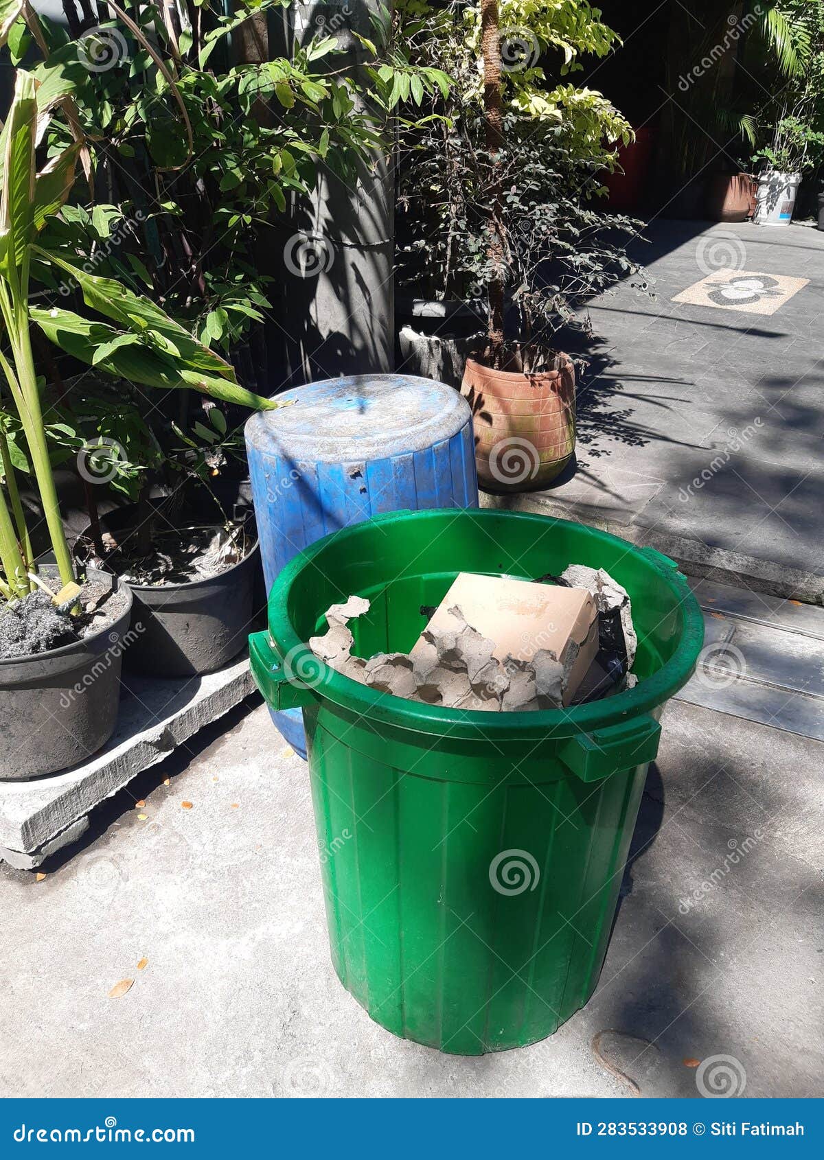 Throw Your Rubbish Away. Keep Clean Everywhere Stock Photo - Image of ...