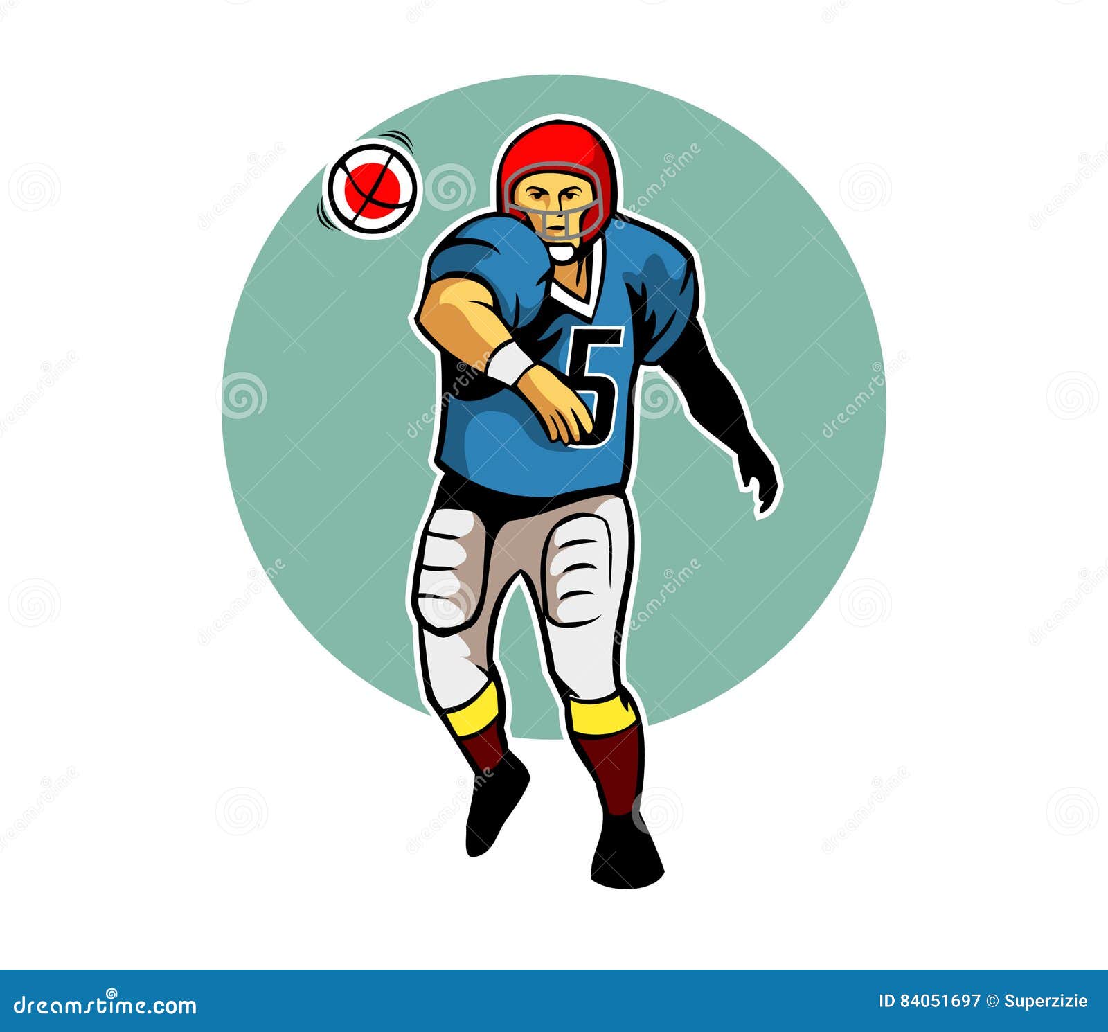Throwing Ball Pose stock vector. Illustration of competitive - 84051697