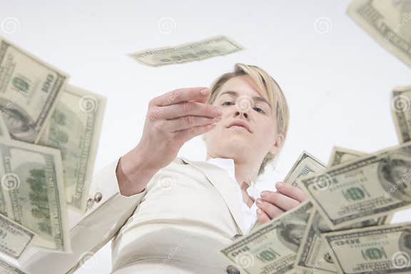 Throwing cash around stock photo. Image of savings, business - 9726870
