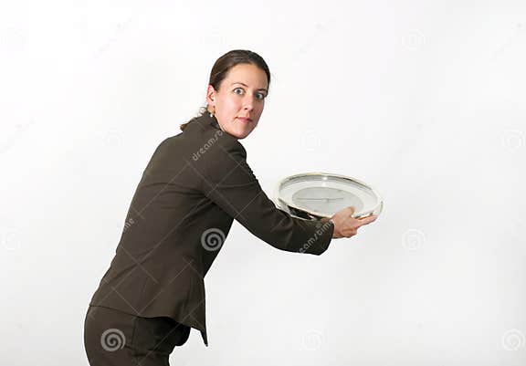 Throwing a clock stock photo. Image of waste, toss, frisbee - 10463232