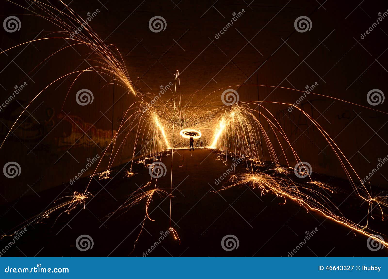 Throwing fire sparks stock image. Image of flaming, fiery - 46643327