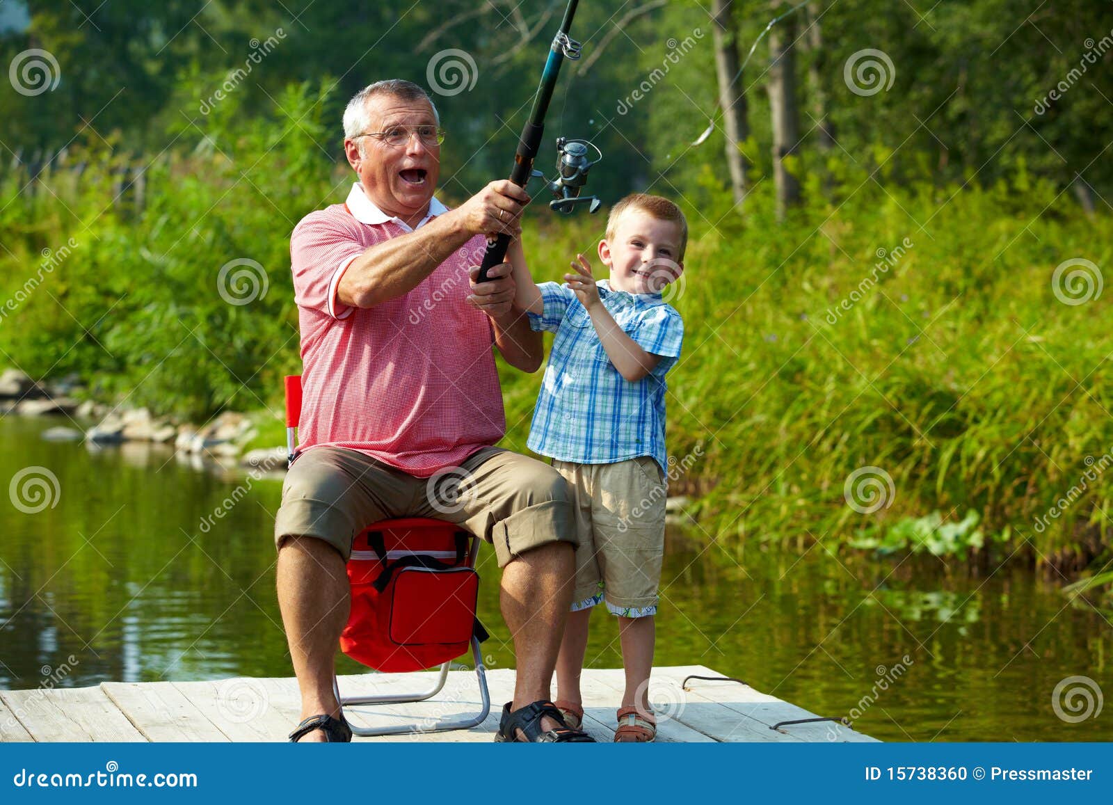 Throwing fishing tackle stock photo. Image of outdoors - 15738360