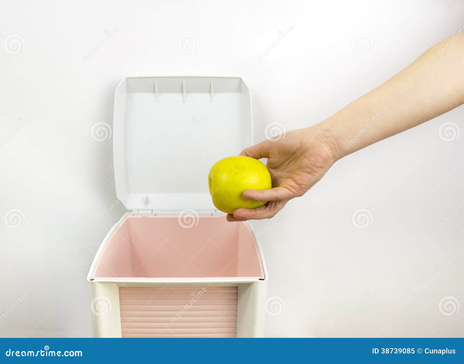 Man Throwing Food Waste In Compost At Backyard Royalty-Free Stock Photo ...