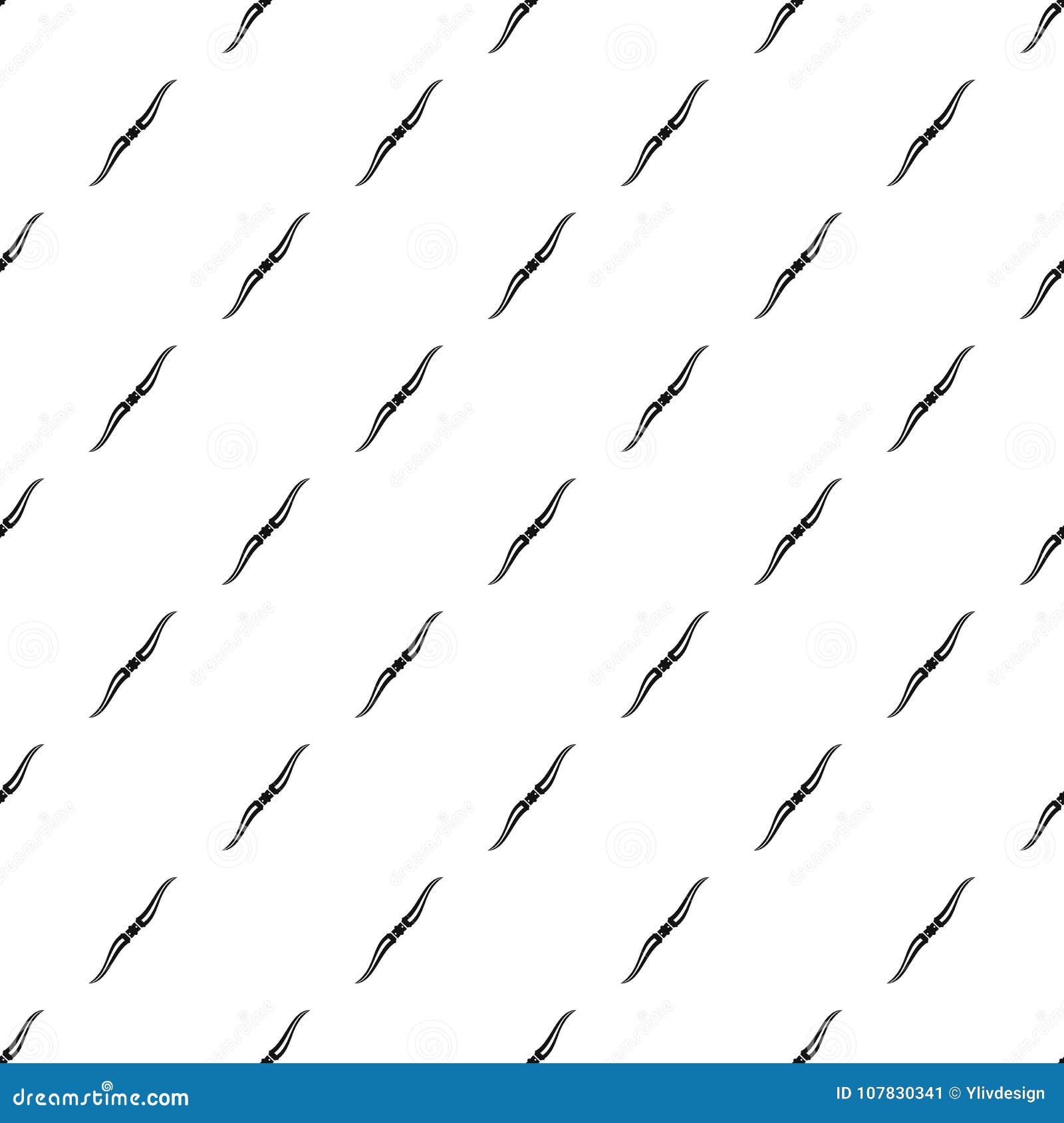 Throwing Ninja Knife Pattern Vector Stock Vector - Illustration of ...