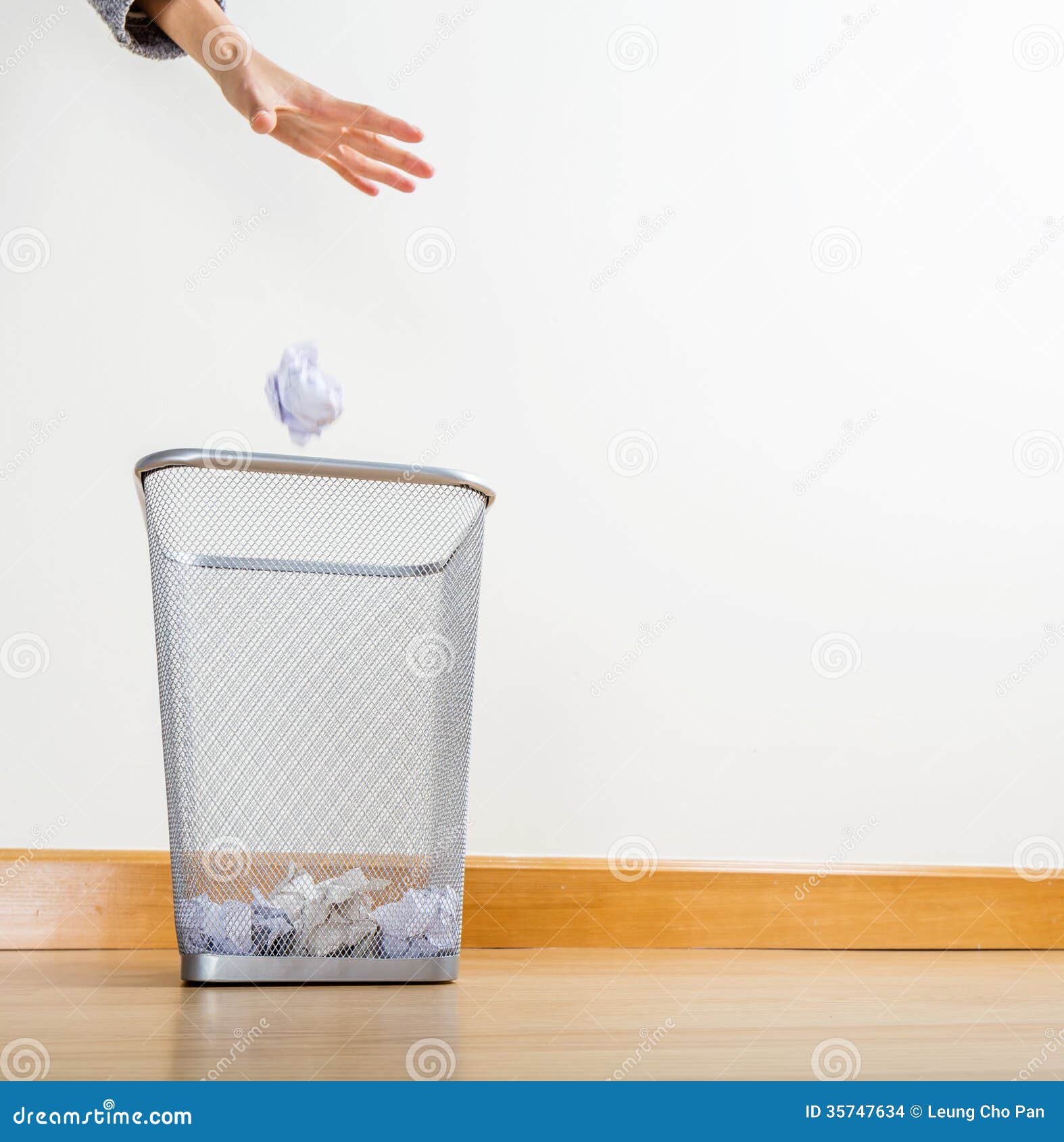 Throwing Of Paper Ball Stock Images - Image: 35747634