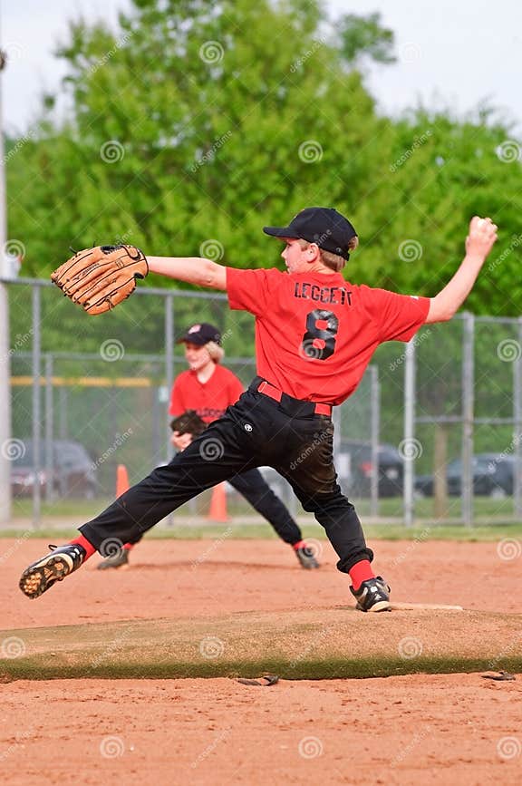 Throwing a Pitch Boy S Baseball Editorial Photo - Image of children ...