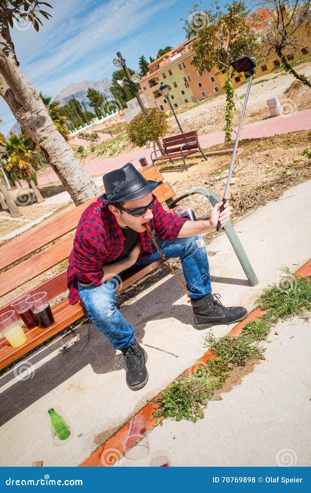 Throwing up stock photo. Image of party, mess, selfie - 70769898