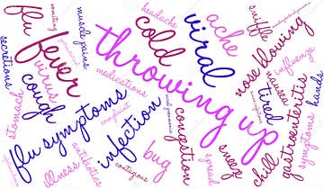 Throwing Up Word Cloud stock vector. Illustration of pains - 99074860