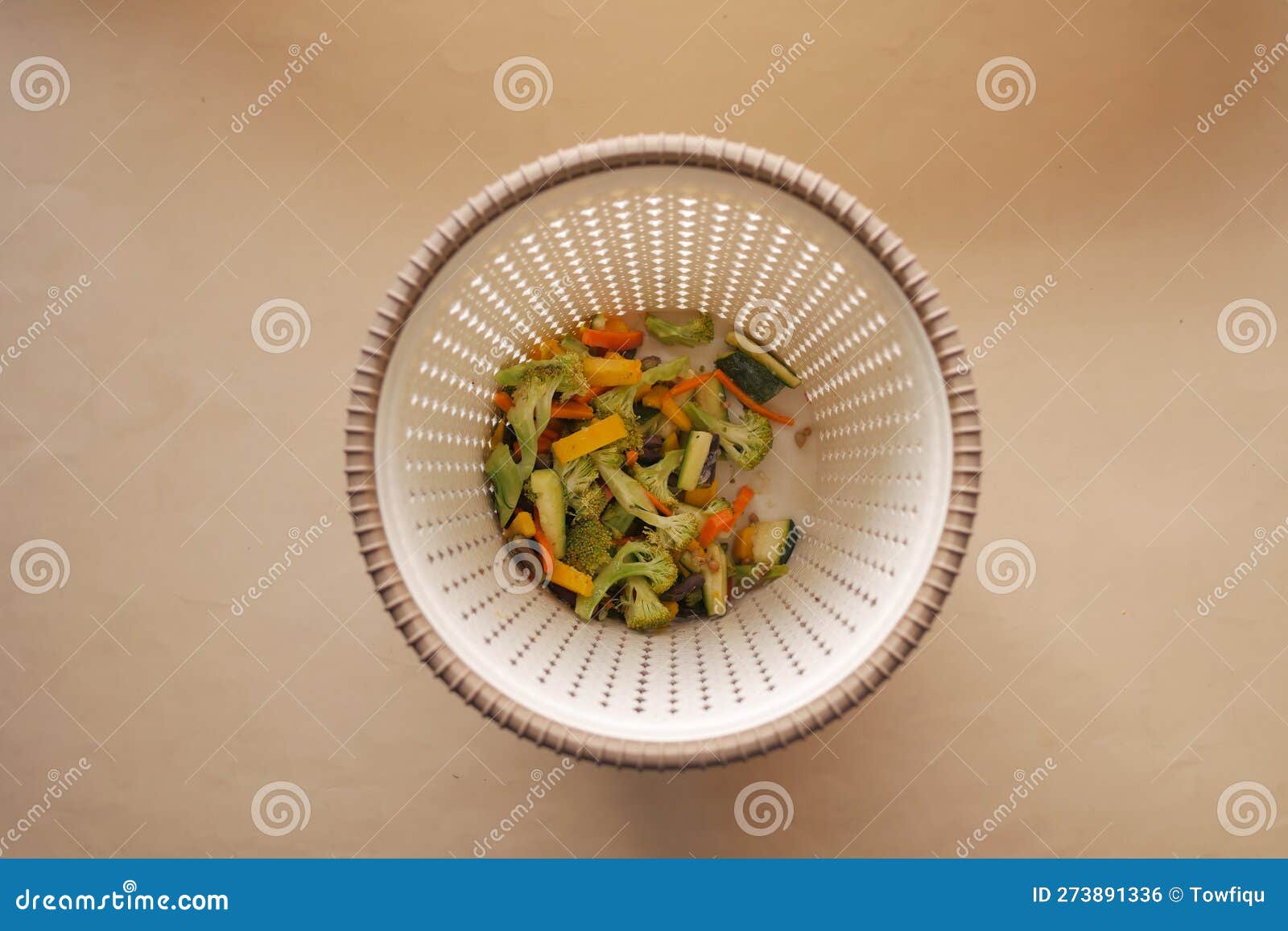 Throwing Vegetables in a Garbage Bin Stock Photo - Image of disposal ...