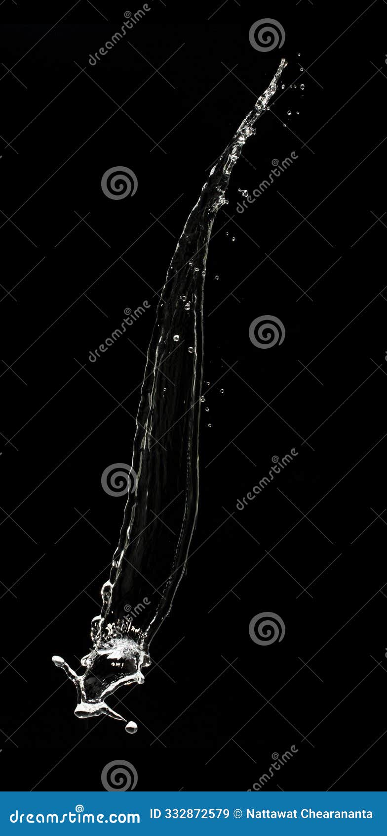 Throwing Water To Object Make Curve Drop Splash in Explosion Motion ...