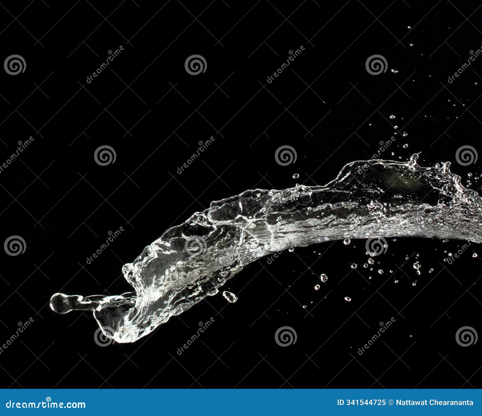 Throwing Water To Object Make Curve Drop Splash in Explosion Motion ...