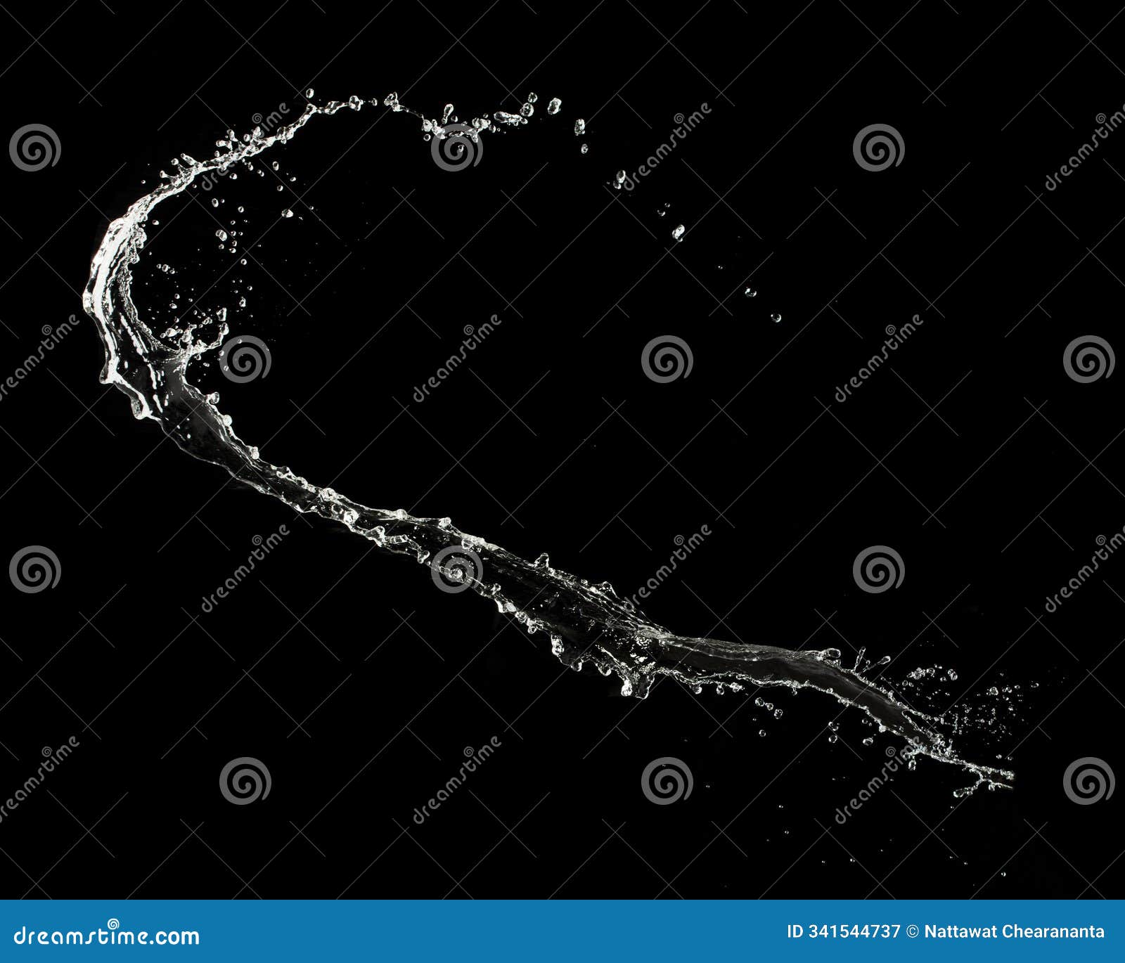 Throwing Water To Object Make Curve Drop Splash in Explosion Motion ...