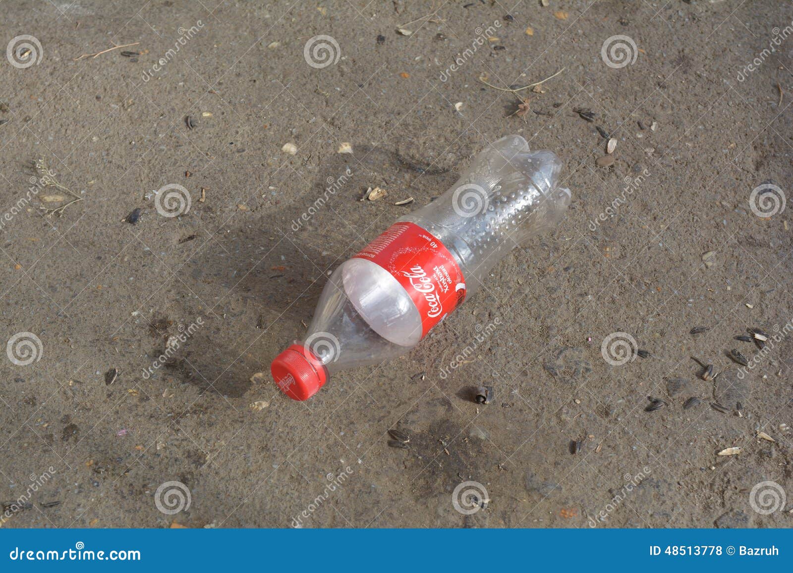 Empty bottle editorial stock photo. Image of drink, coca - 48513778