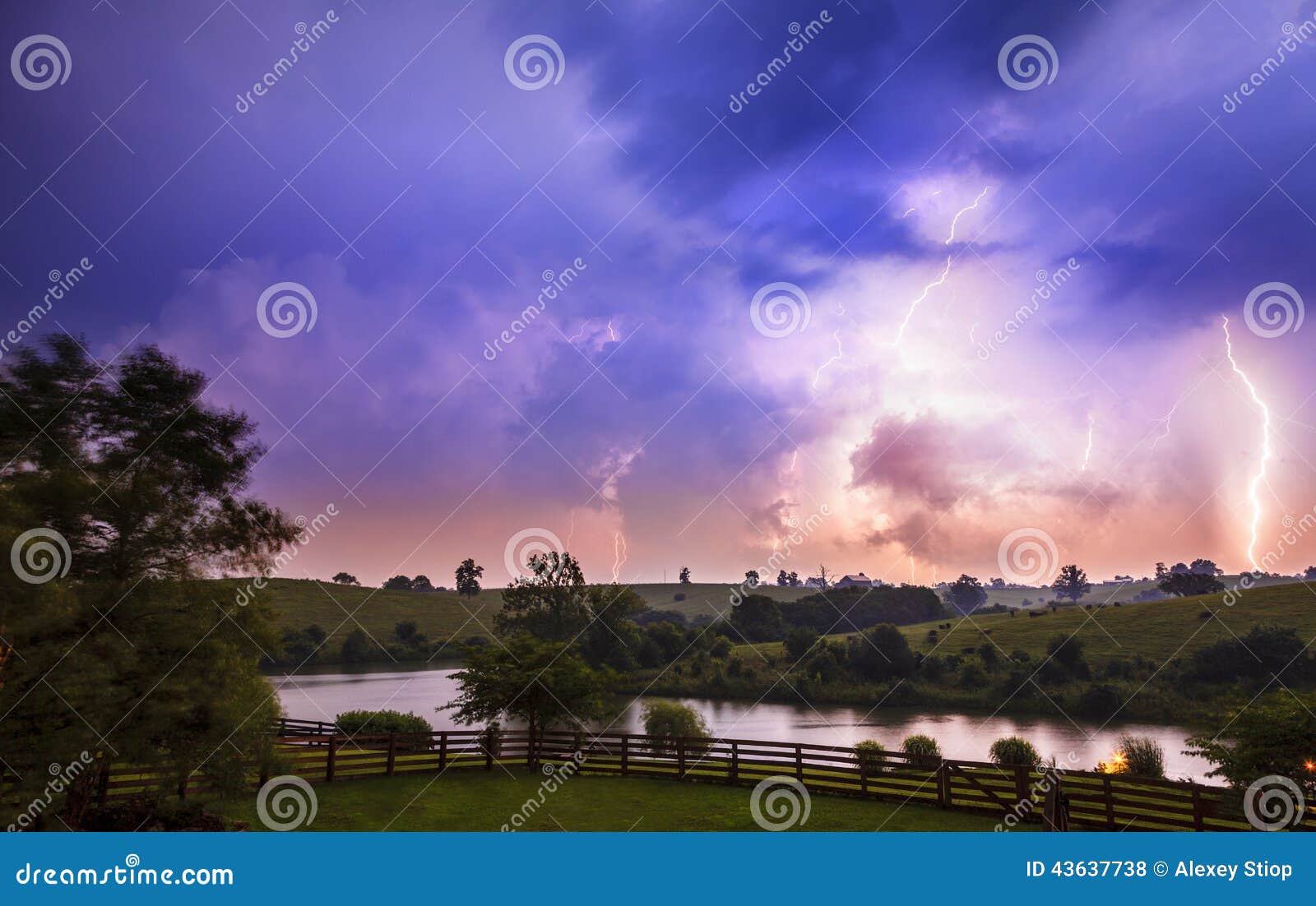 Thuderstorm stock photo. Image of barn, rural, environment - 43637738