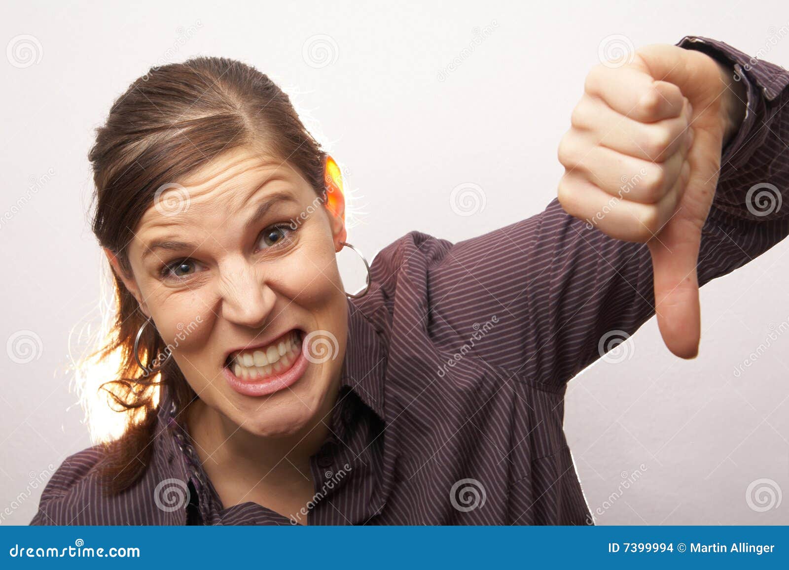 Thumb Down stock photo. Image of attitude, adult, confident - 7399994