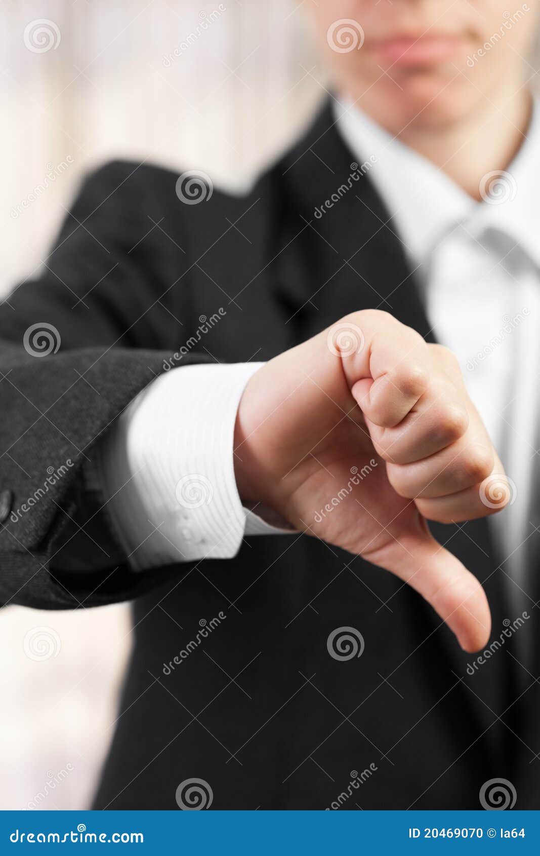 Thumb down failure gesture stock photo. Image of depression - 20469070