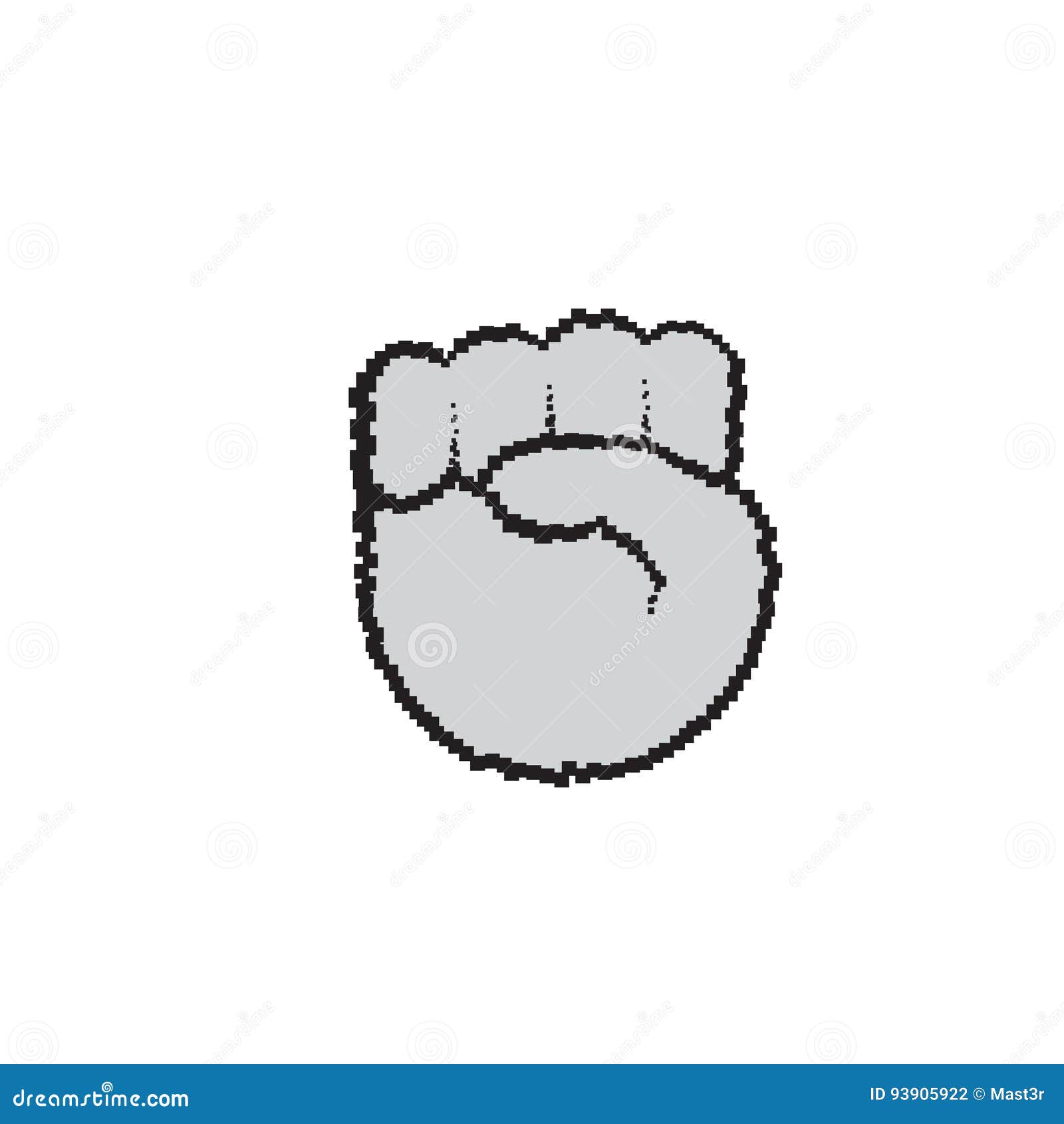 Thumb Hand Gesture People Emotion Icon Stock Vector - Illustration of ...
