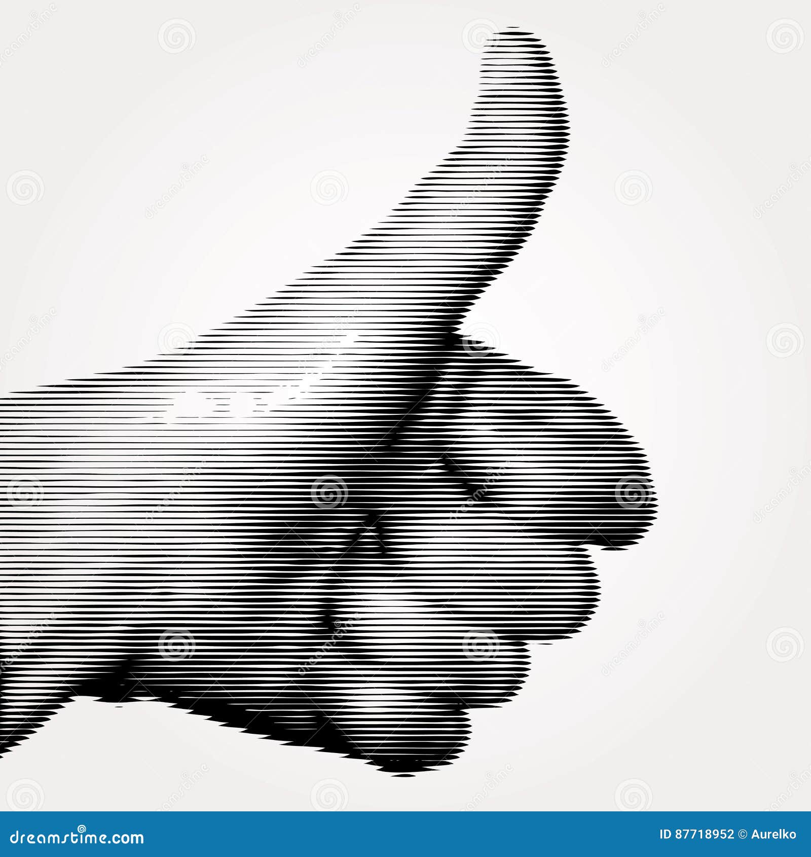 Thumb Up Line Icon. Finger Up, Good, Best Gesture Sign In Social Media ...