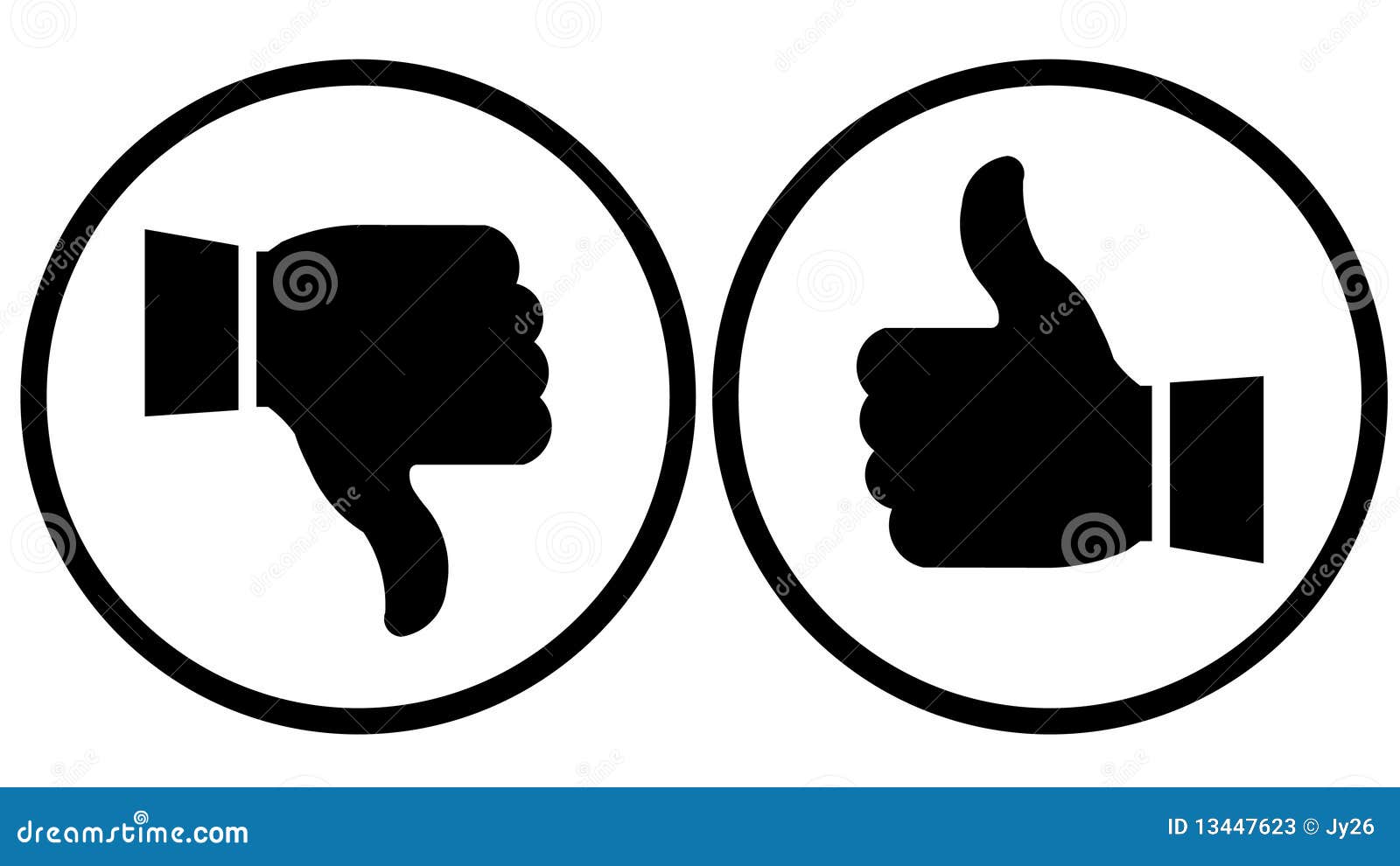 Thumb Up Sign. Positive Gesture Is Thumb Up With Hearts.Vector Isolated ...