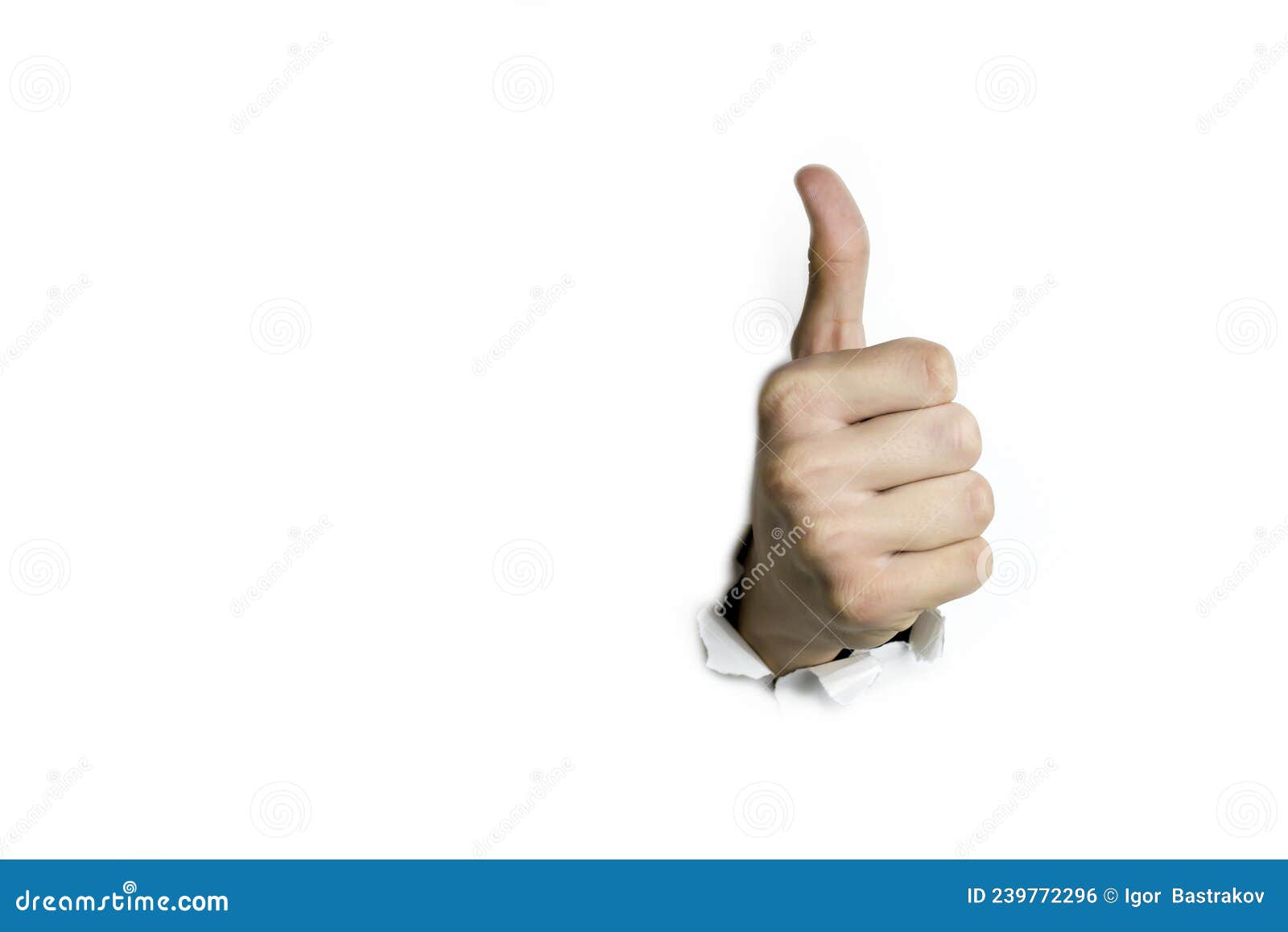 Thumb at the Top on a White Background. Stock Photo - Image of logotype ...
