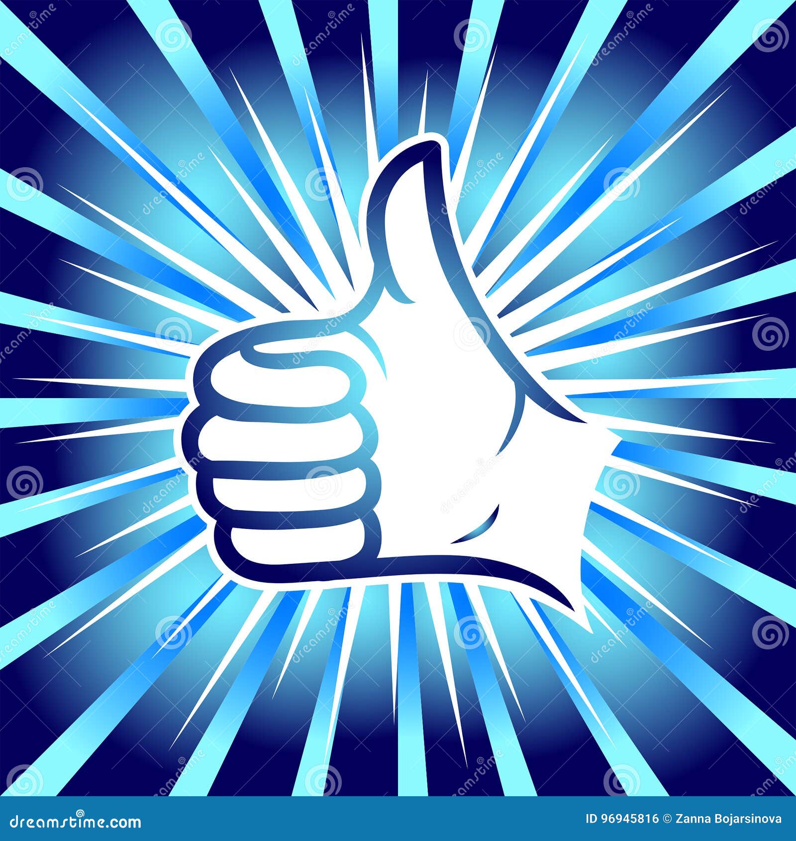 Thumb Up. Comic Book Explosion Stock Vector - Illustration of text ...