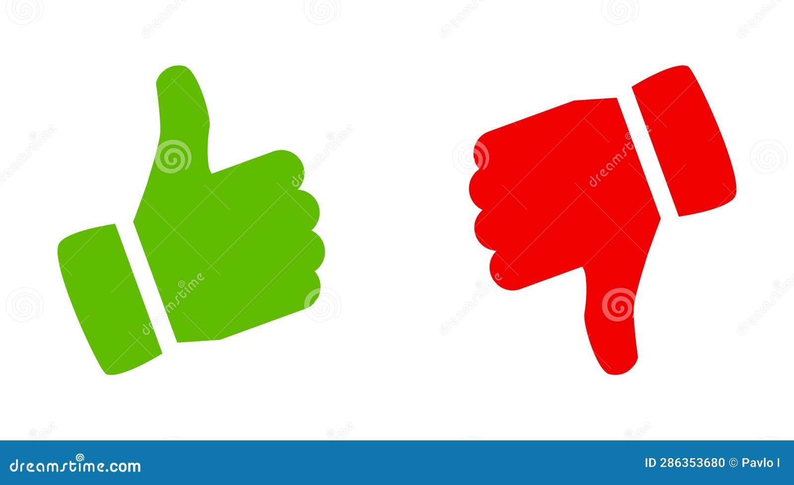Thumb Up and Thumb Down Sign. Up and Down Index Finger Sign - for Stock ...