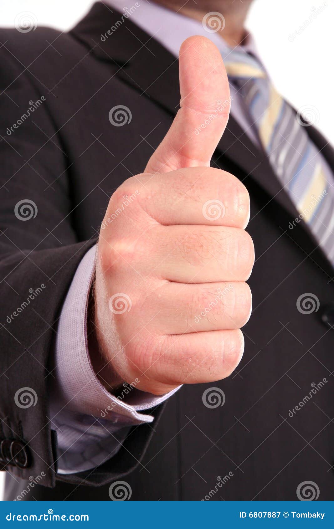 Thumb up gesture OK stock image. Image of okay, concept - 6807887