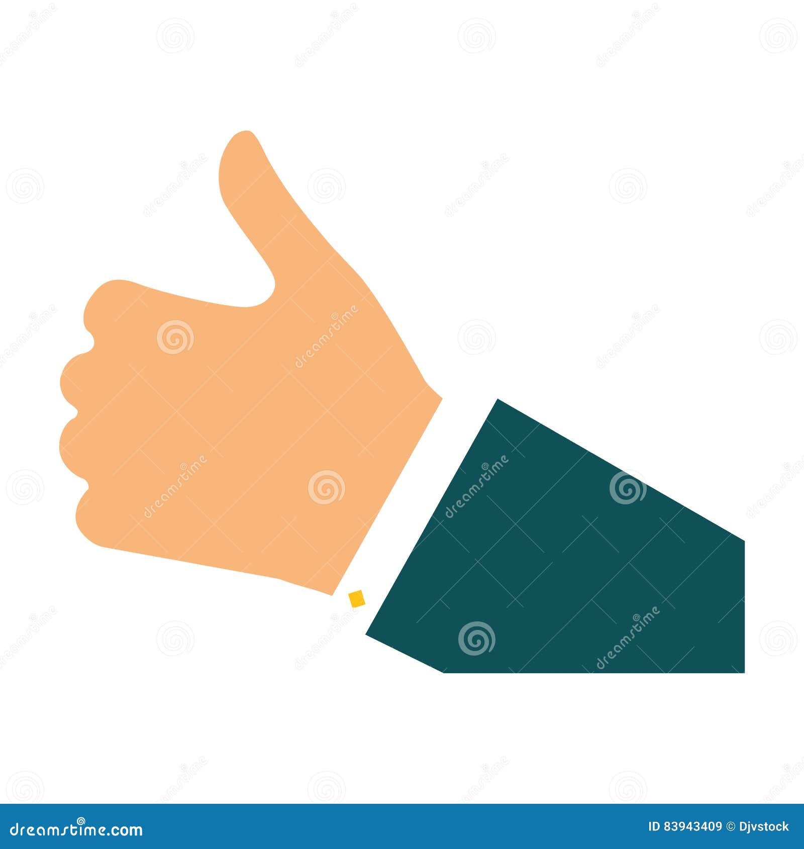 Thumb Up Hand Gesture Icon Image Stock Vector - Illustration of ...