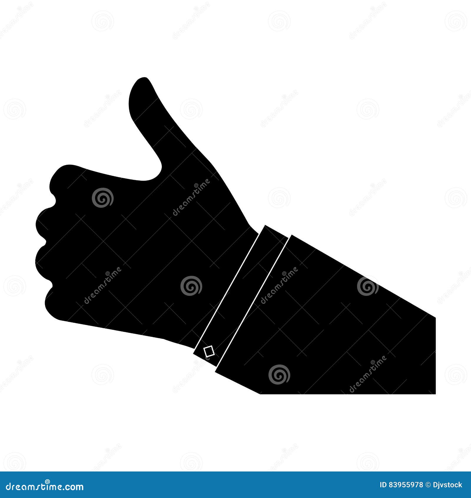 Thumb Up Hand Gesture Icon Image Stock Vector - Illustration of idea ...