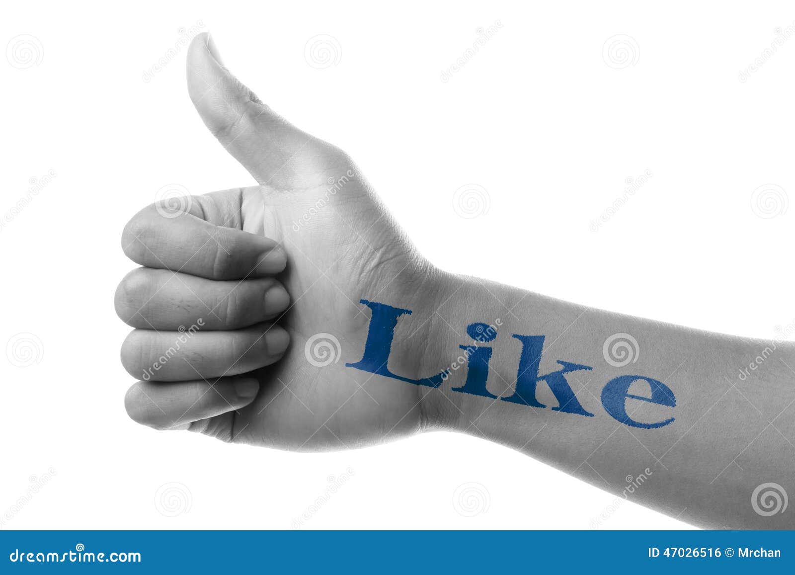 Thumb Up Like stock photo. Image of lesson, recommend - 47026516