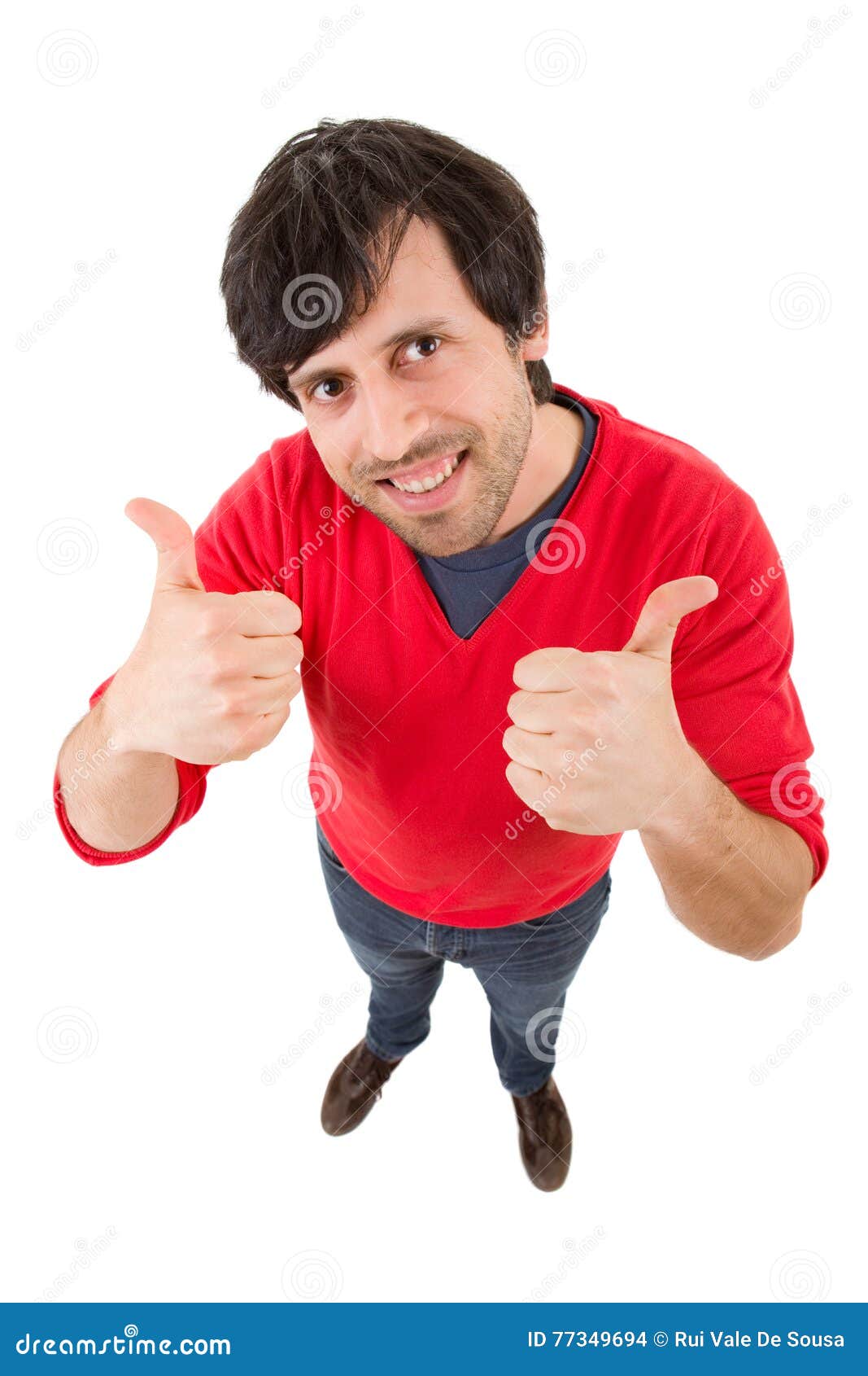 Thumb up man stock photo. Image of nerd, hipster, teacher - 77349694