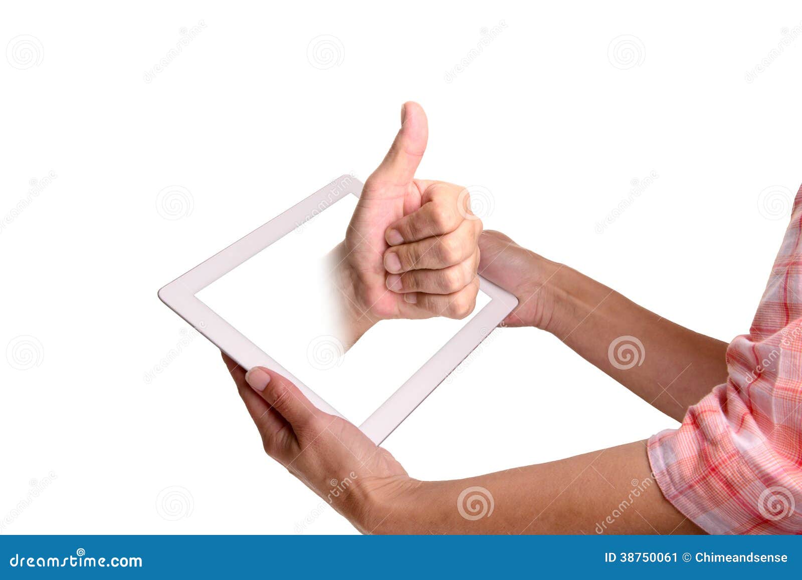 Thumbs up stock image. Image of technology, like, touchscreen - 38750061