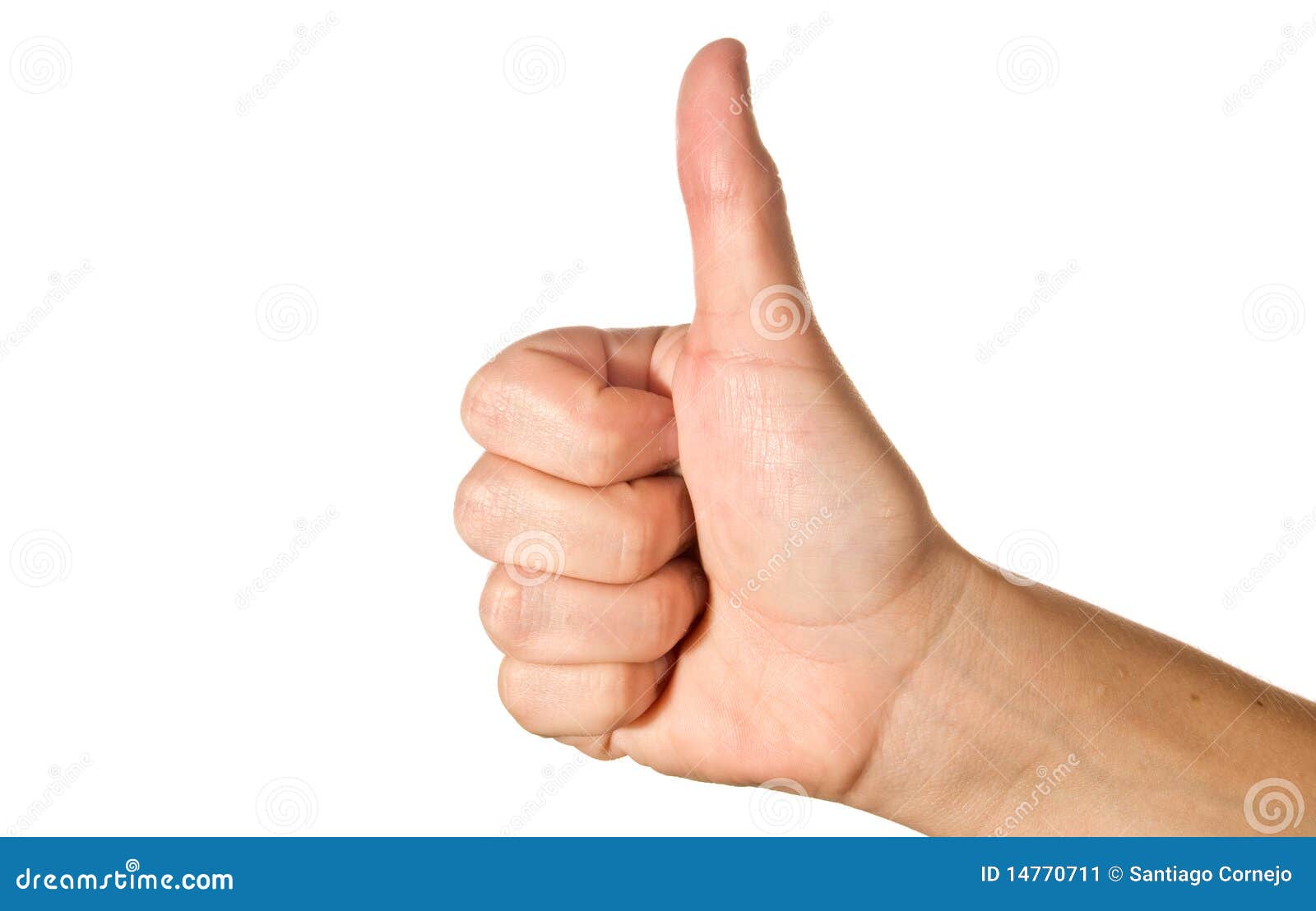 Thumb up / success concept stock image. Image of people - 14770711