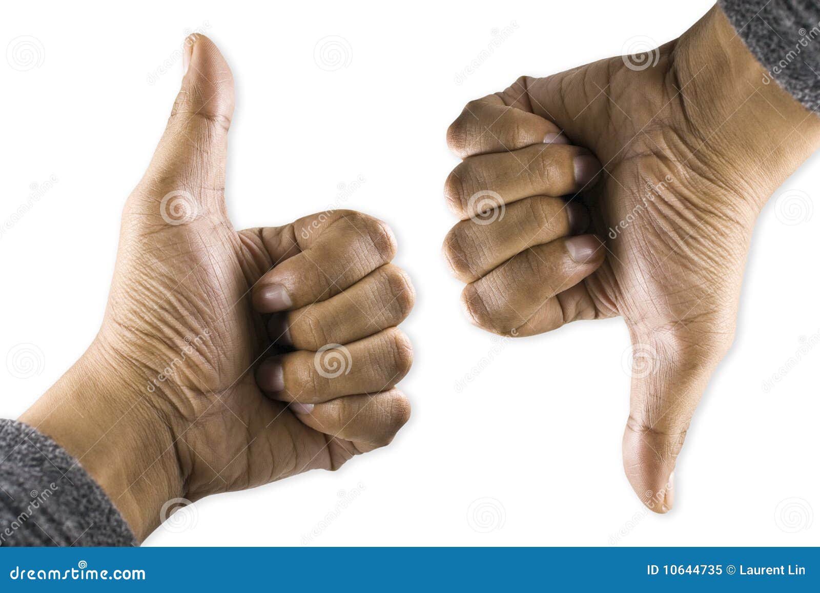 Thumb Up And Down Hand Signs Stock Photography | CartoonDealer.com ...