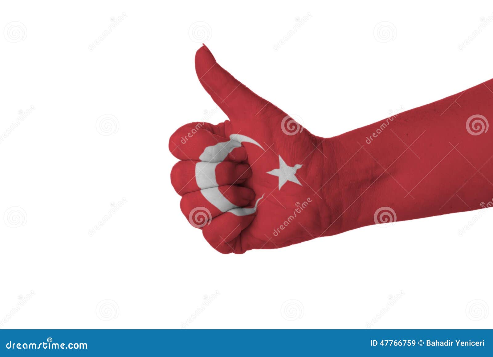 Thumb up for Turkey stock image. Image of concept, patriot - 47766759