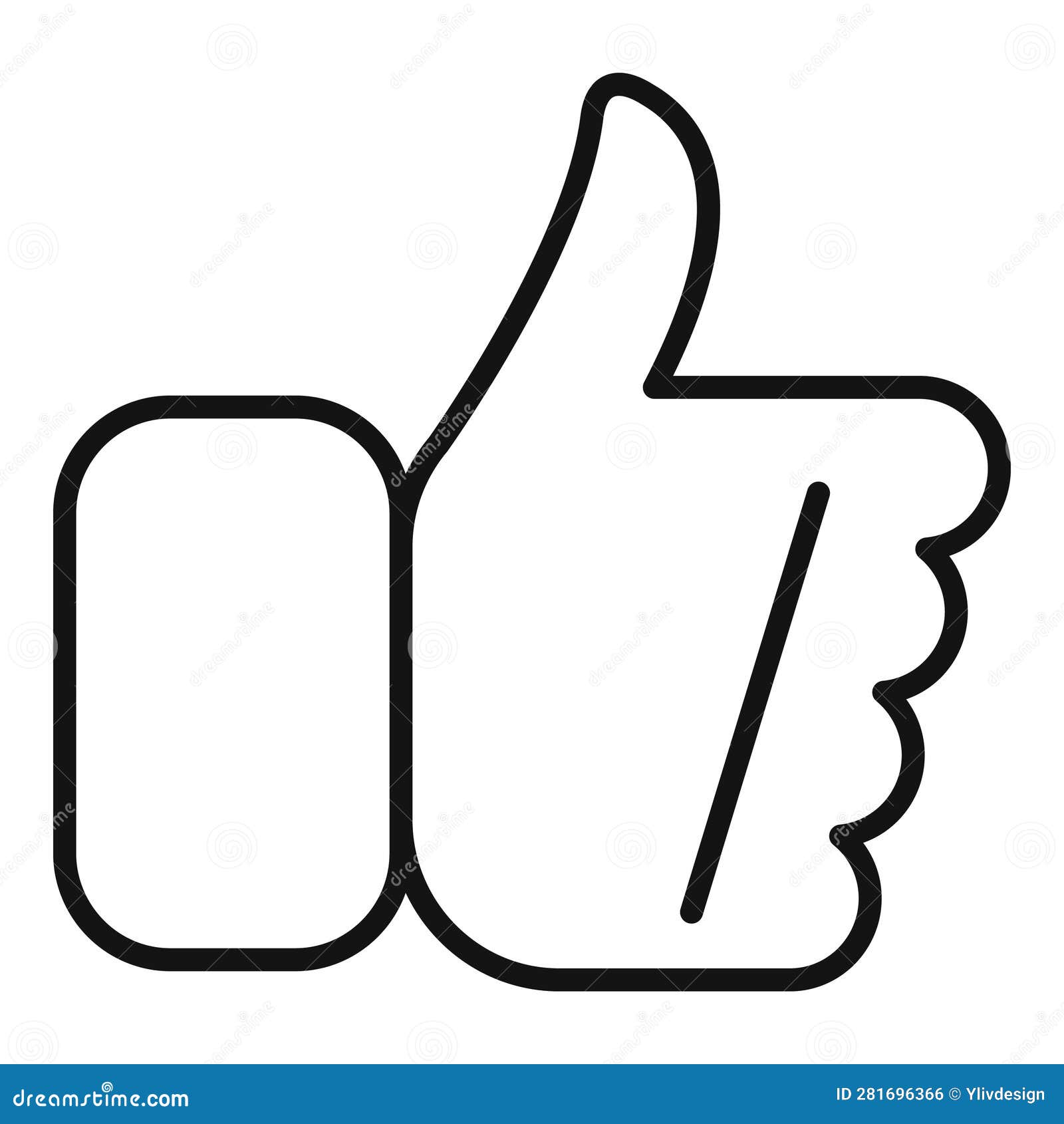 Thumb Up Value Icon Outline Vector. Social Culture Stock Vector ...