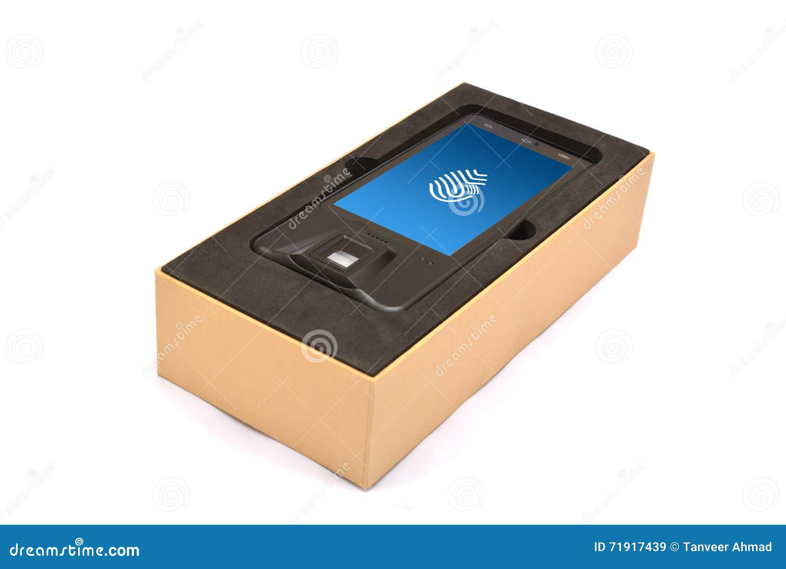Thumb Verify Scan for Biometric Security System Stock Image - Image of ...
