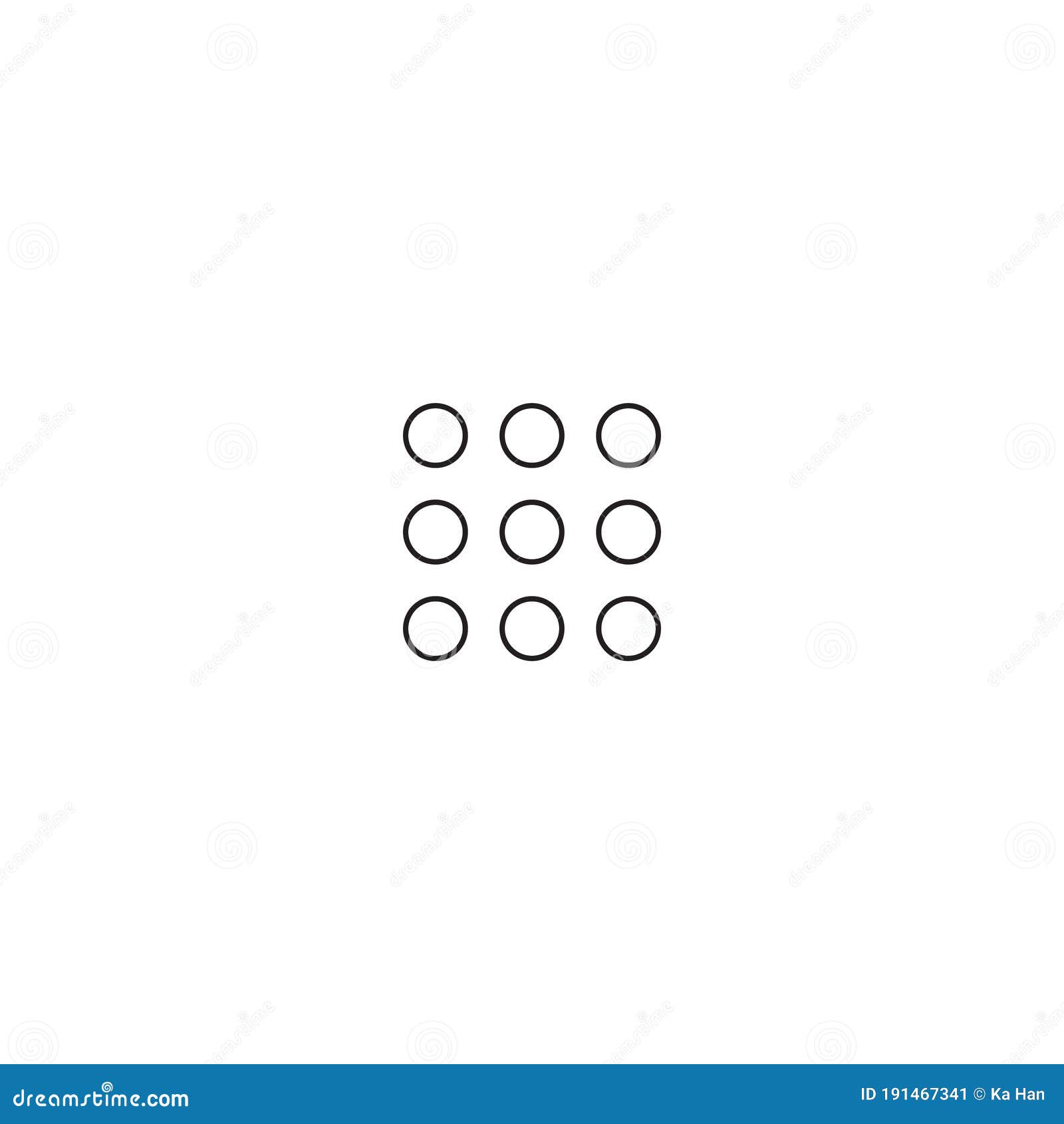 Thumbnails Outline Vector Icon. Thin Line Black Thumbnails Icon, Flat ...