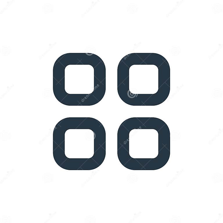 Thumbnails Icon Vector from Essentials Ui Concept. Thin Line ...