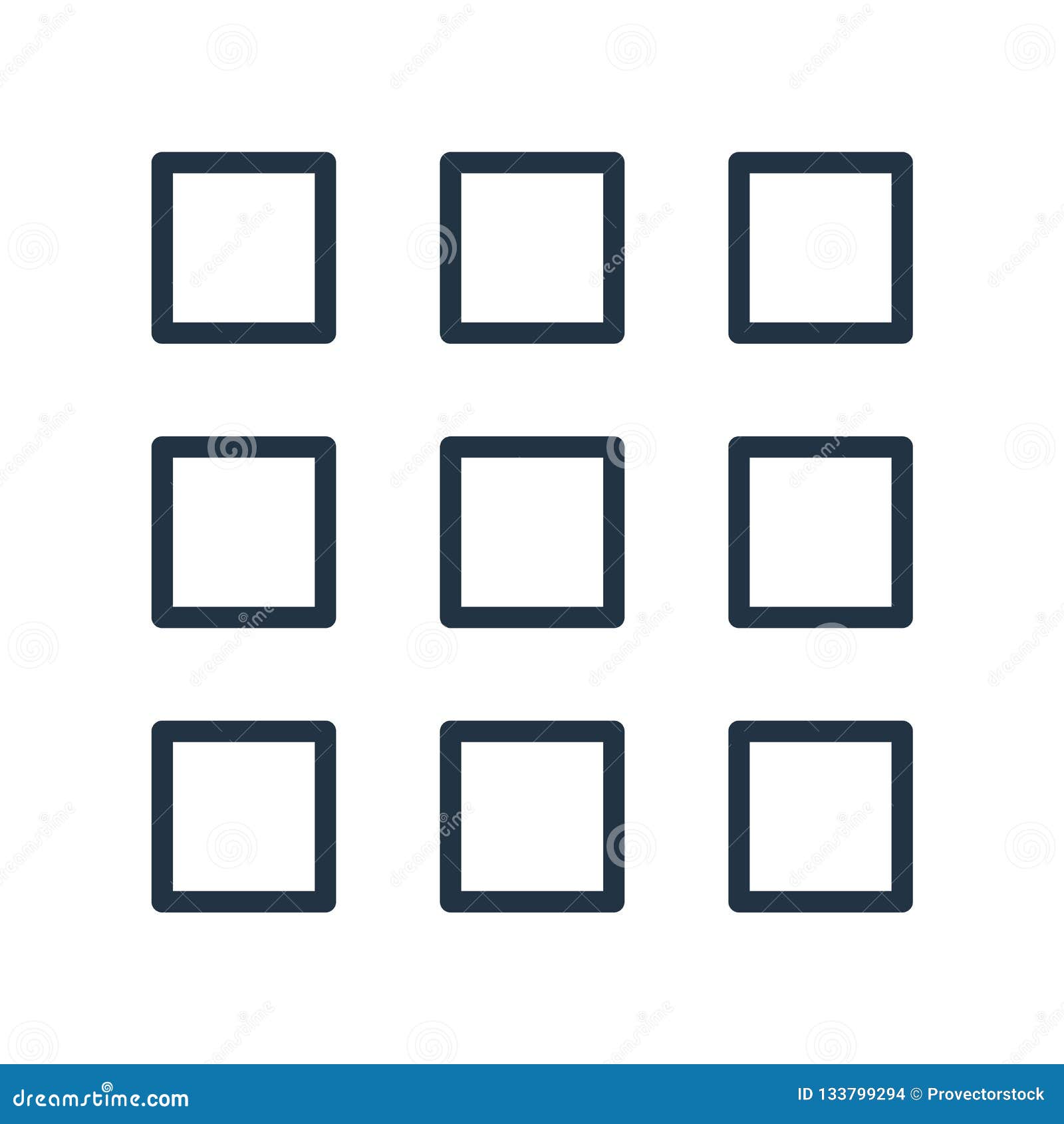 Thumbnails Icon Vector Isolated On White Background, Thumbnails ...