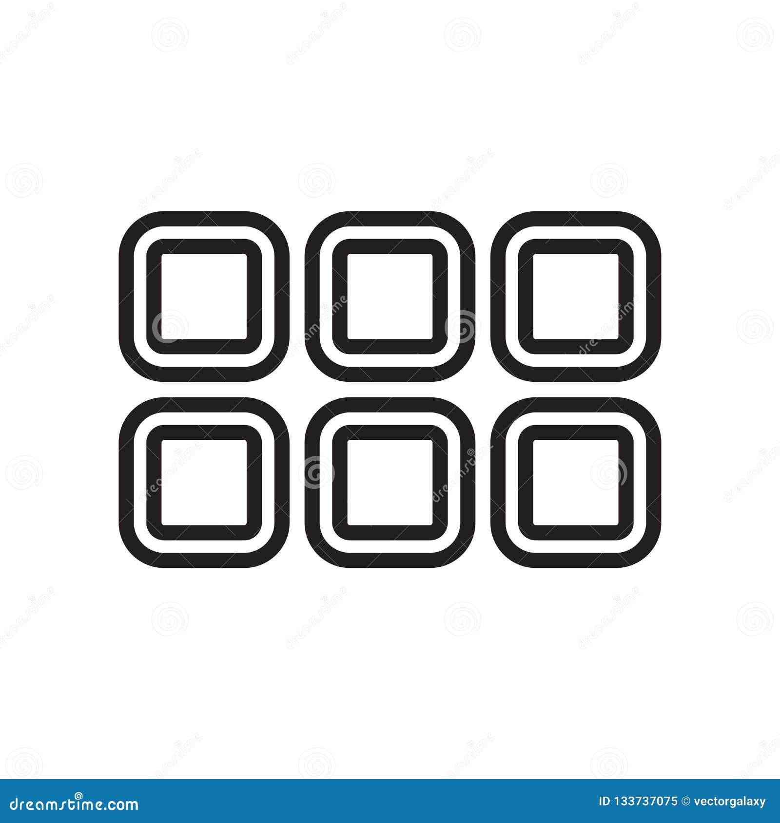 Thumbnails Icon Vector Isolated On White Background, Thumbnails ...