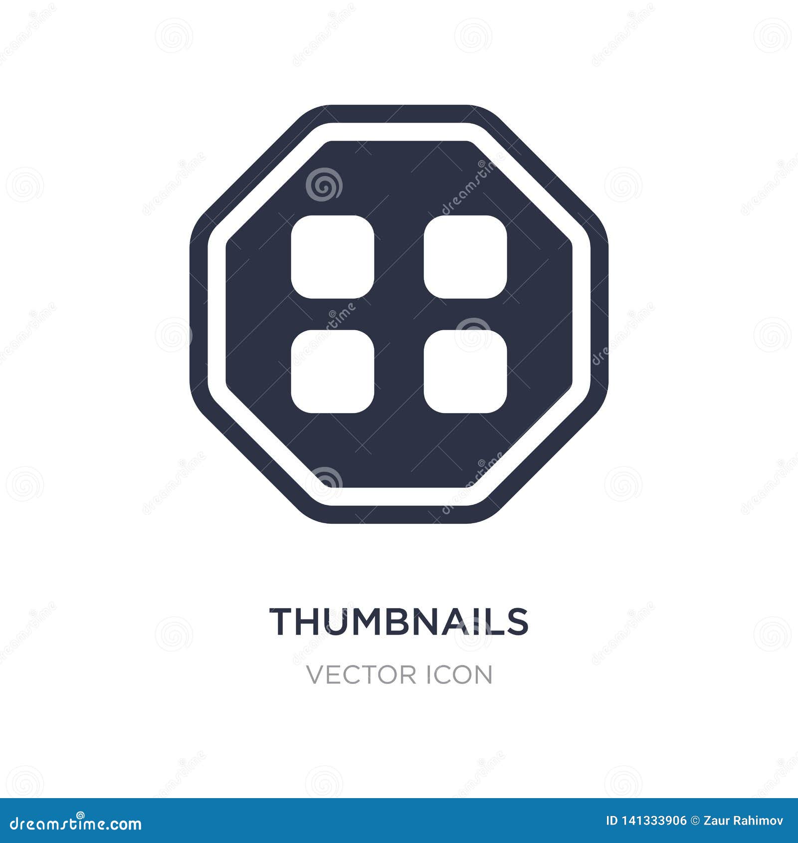 Thumbnails Icon Vector Sign And Symbol Isolated On White Background ...
