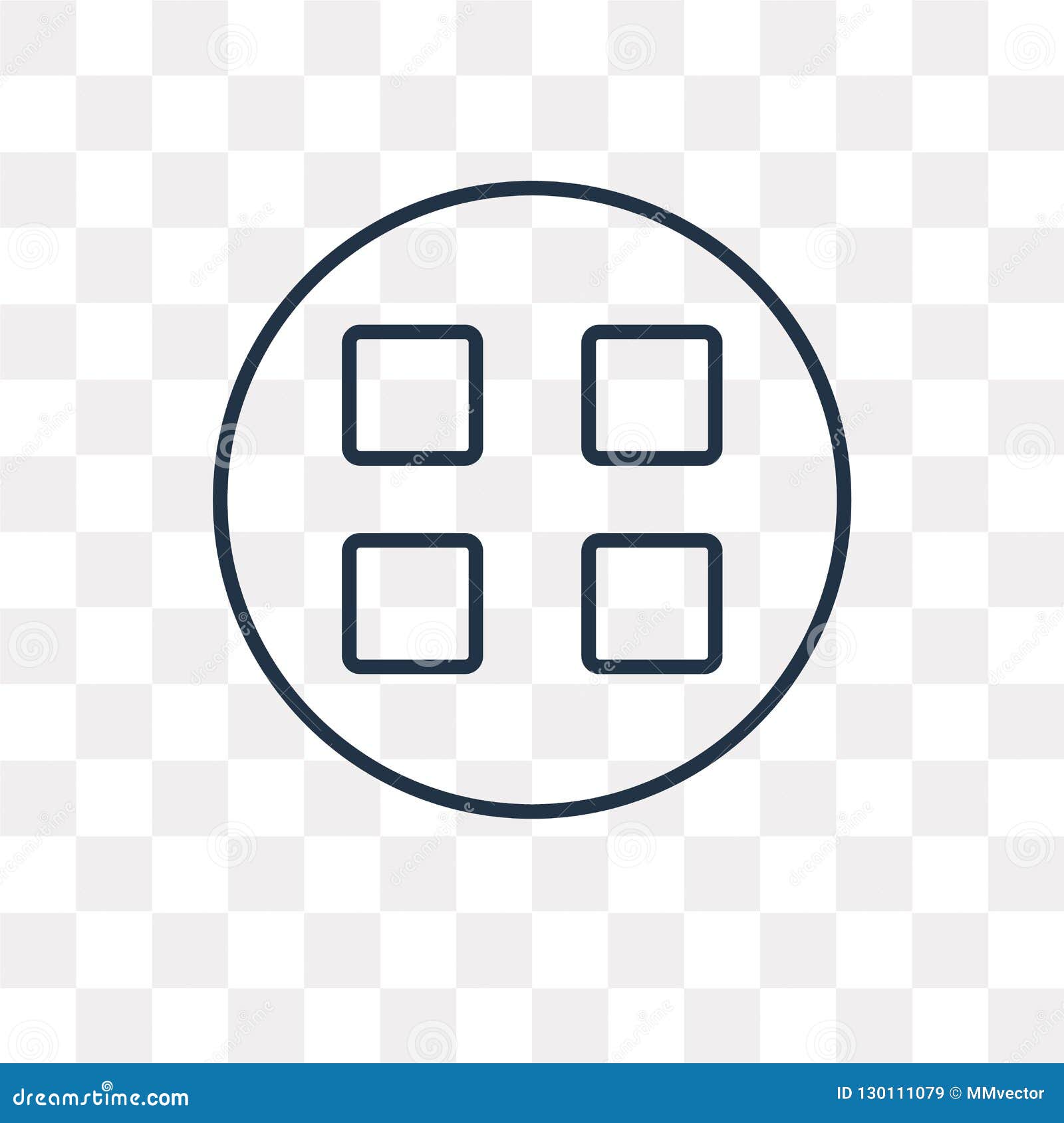 Linear Thumbnails Icon From Content Outline Collection. Thin Line ...