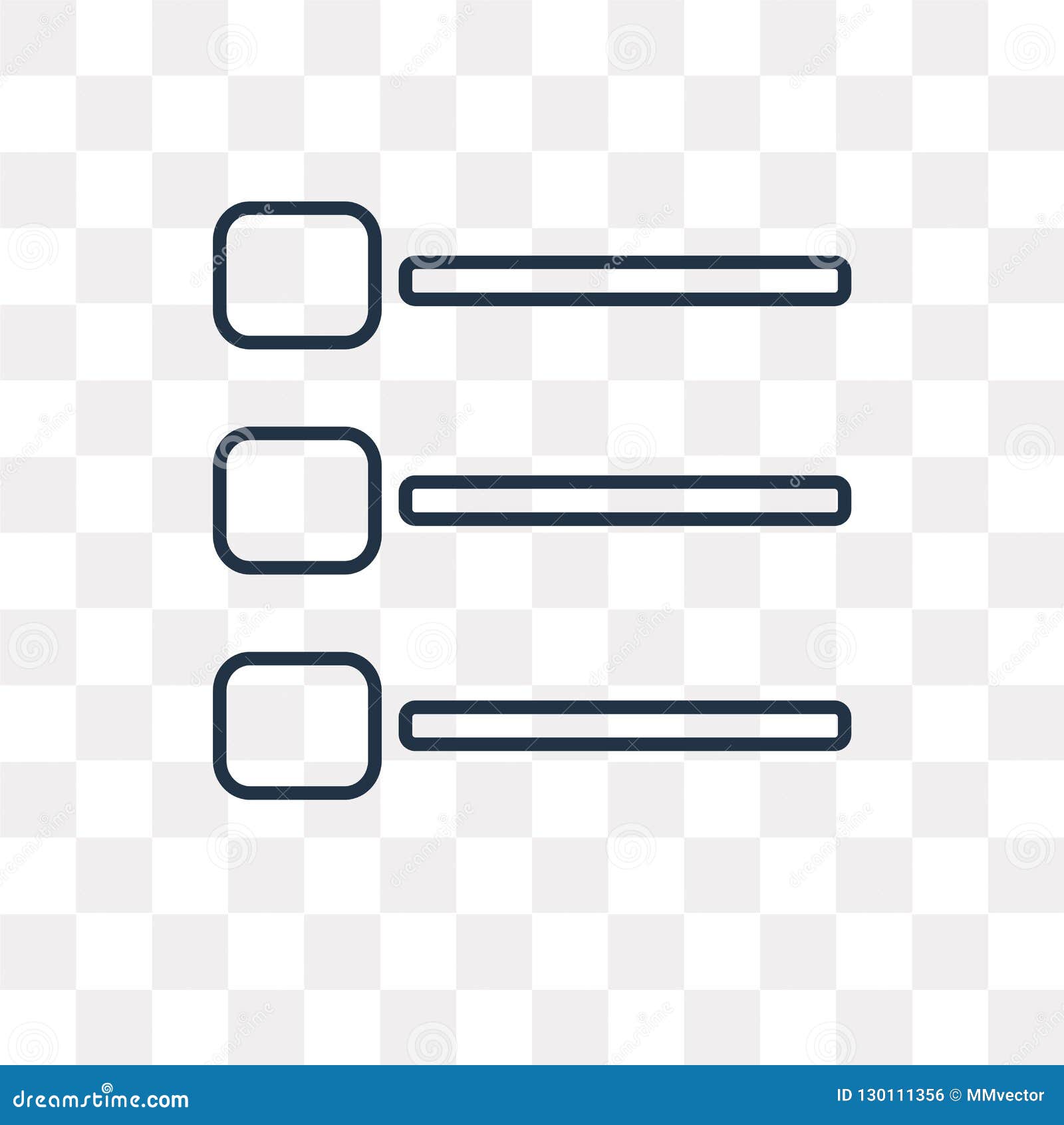 Thumbnails Vector Icon Isolated on Transparent Background, Linear ...