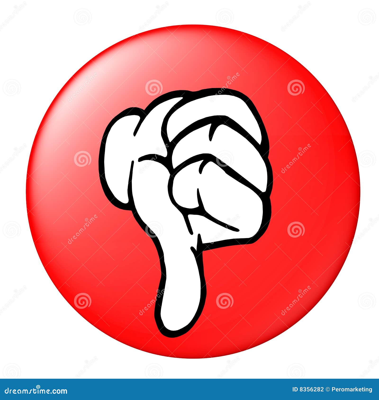 Red Thumbs Down Icon